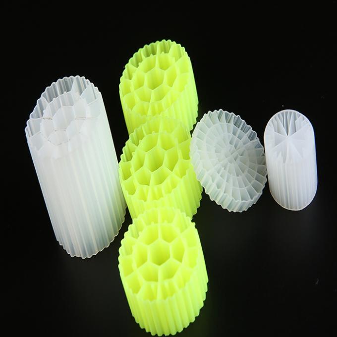 Eco Friendly Biocell Filter Media Any Color Virgin HDPE Material Bio Balls