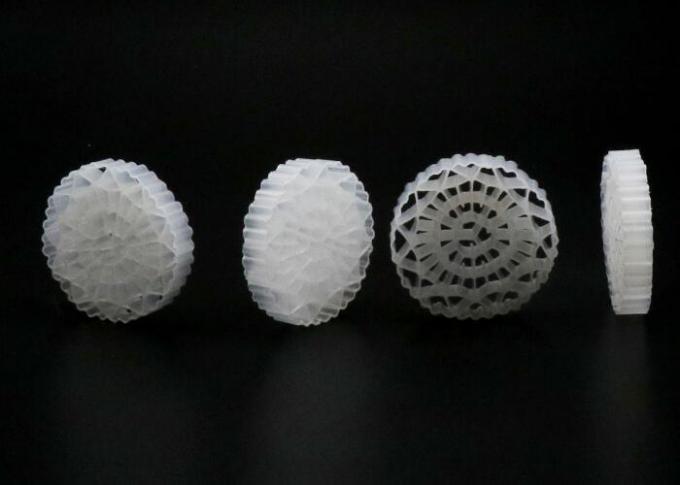 Hdpe Eco Friendly MBBR Bio Carrier 25*5mm Activity Floating Biomass Balls