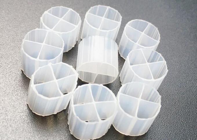 White Floating Filter Media Virgin HDPE Material PE01 12mm X 9mm