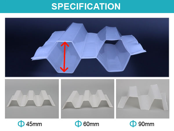 UV Protection Lamella Media PVC Oblique Pipe Honeycomb Tube Settler