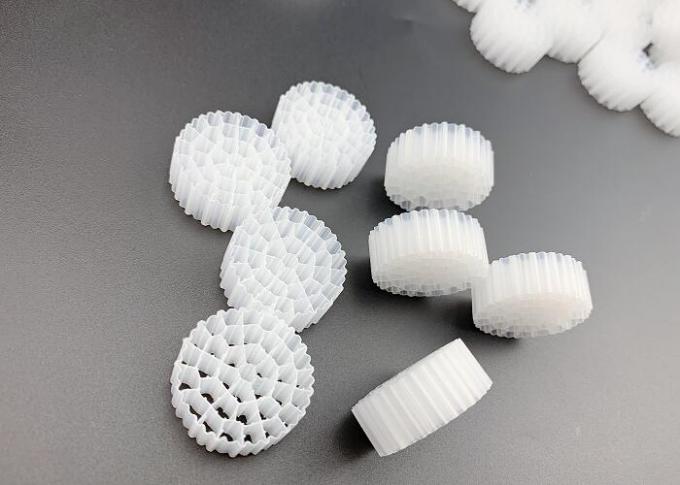 25*10MM Virgin HDPE white Color MBBR Filter Media