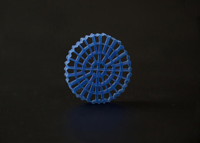 White Hdpe RAS Fda Kaldnes Filter Media 0.97g/Cm3 Density