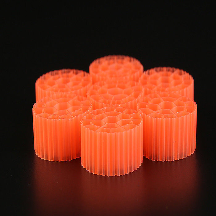 MBBR Biofilter Media Plastic Filter Media 0.96 - 0.98g/cm3 Density And ...