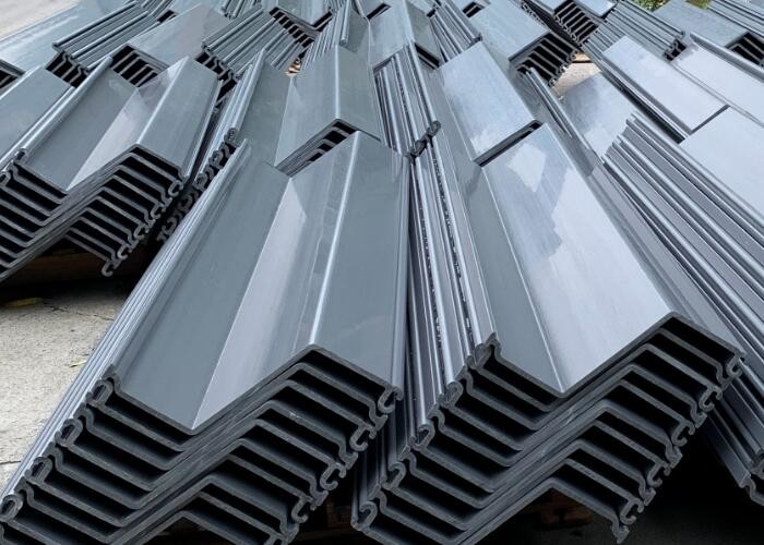 Customization 11mm Pvc Sheet Pile Plastic Profile Upvc Vinyl z shaped ...