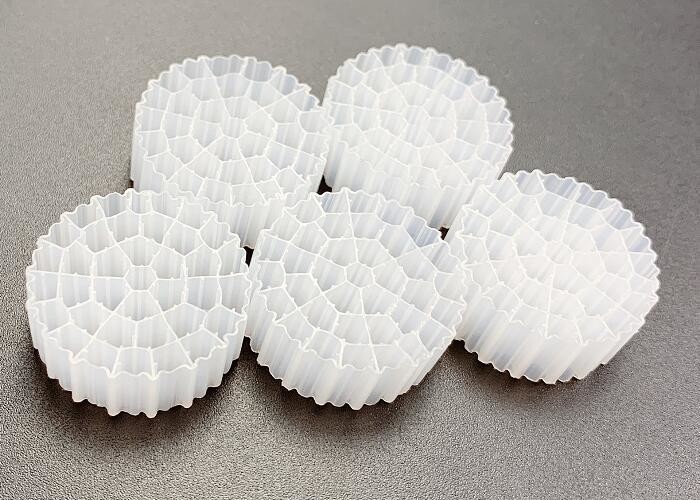 Virgin HDPE IFAS Technology MBBR Floating Filter Media White Color